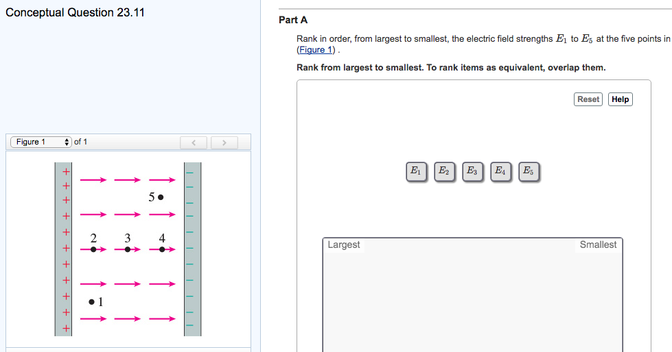 Solved: Rank In Order, From Largest To Smallest, The Elect... | Chegg.com