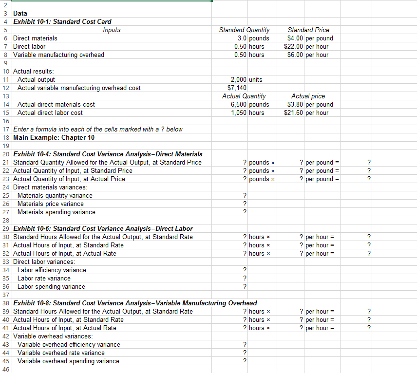 Solved When solving this can you please provide the formulas | Chegg.com