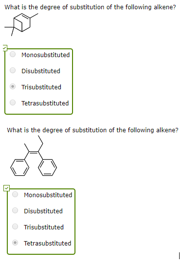 Solved: What Is The Degree Of Substitution Of The Followin... | Chegg.com