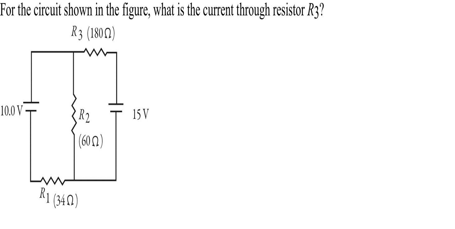 Solved For The Circuit Shown In The Figure What Is The C