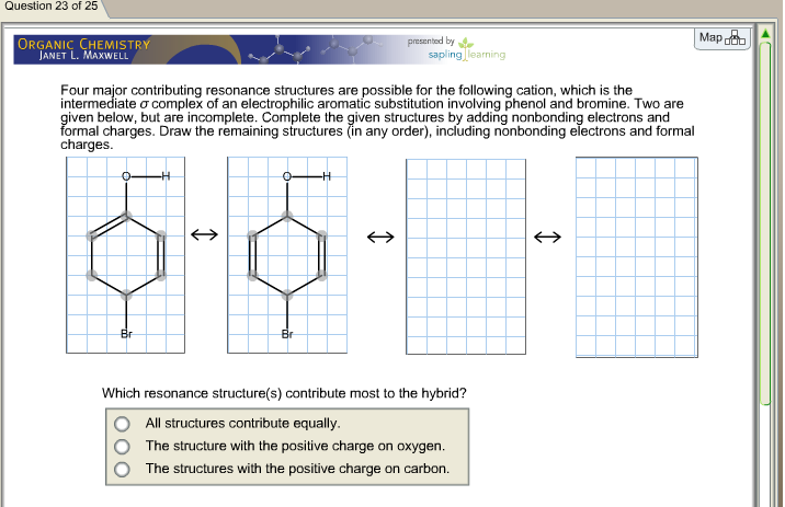 Solved: Four Major Contributing Resonance Structures Are P... | Chegg.com
