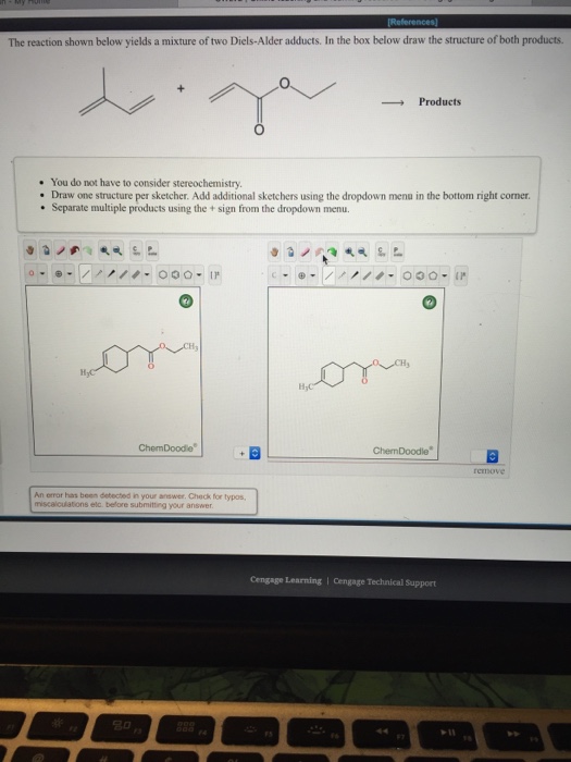 Solved: The Reaction Below Yields Two Diels-Alder Adducts.... | Chegg.com