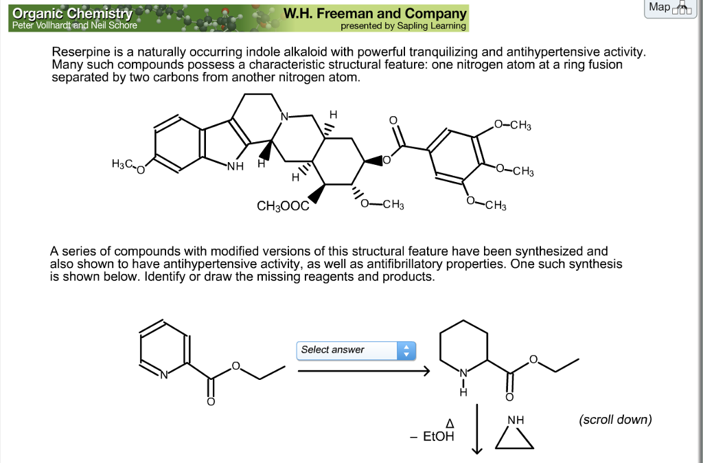 W.H. Freeman And Company Organic Chemistry Peter V... | Chegg.com