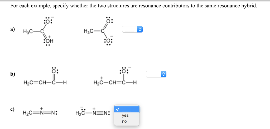 Solved For Each Example Specify Whether The Two Structur 