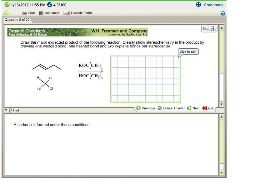 Solved Draw The Major Expected Product Of The Following R