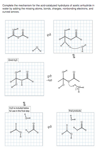 Solved: Sapling Acid Catalyzed Acetic Anhydride Hydrolysis... | Chegg.com