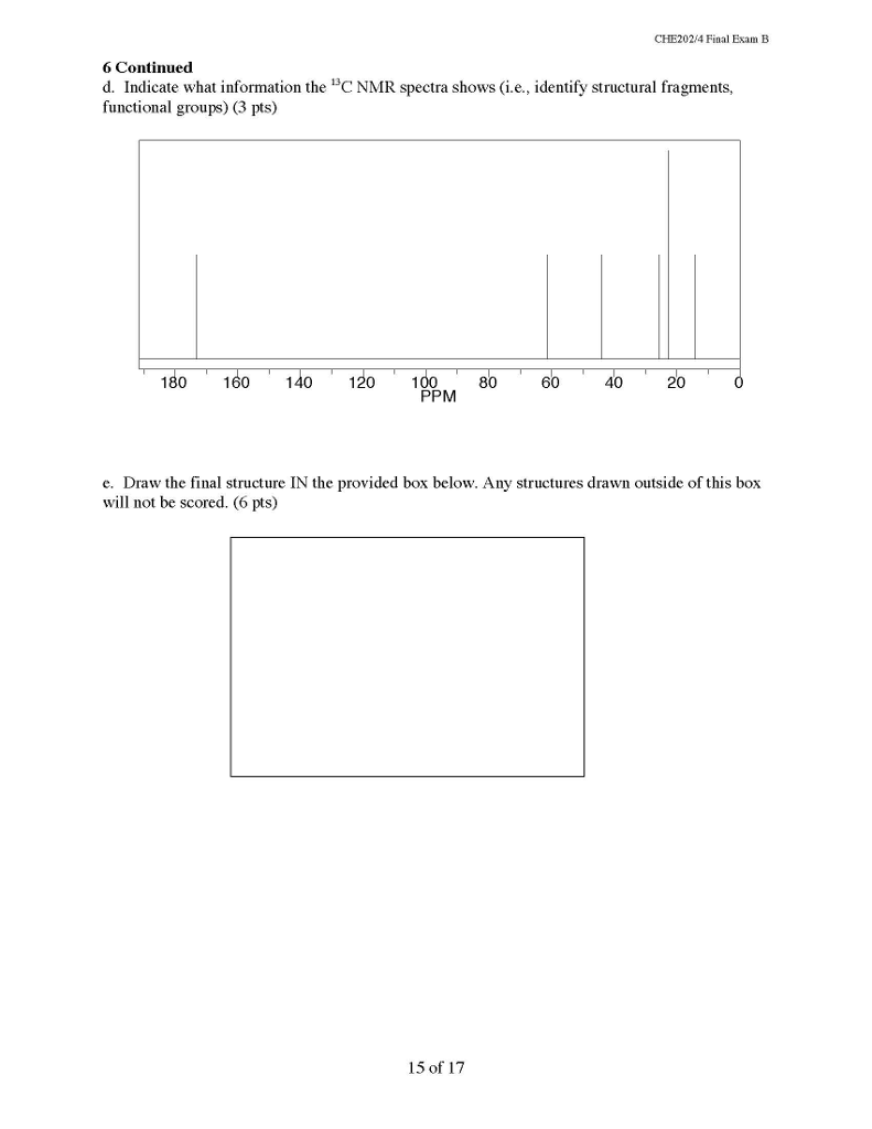 Solved: The Spectra Below Represent A Compound With The Mo... | Chegg.com