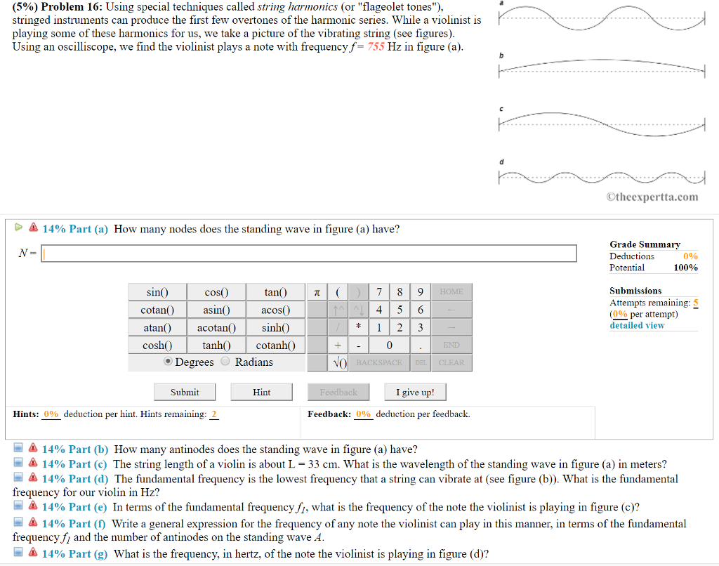 Solved: (5%) Problem 16: Using Special Techniques Called S... | Chegg.com