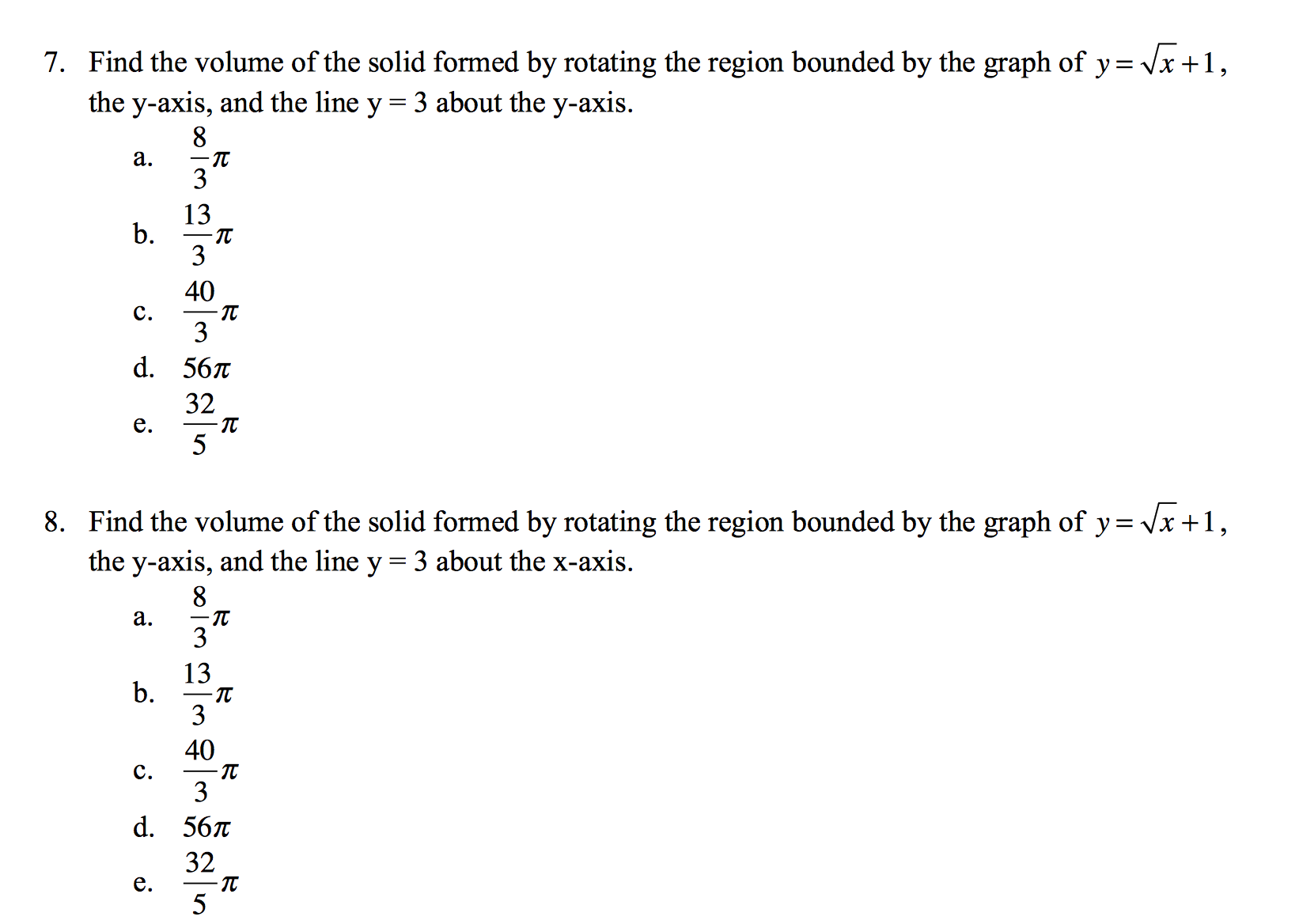 Solved 5 . Identify the definite integral that represents | Chegg.com