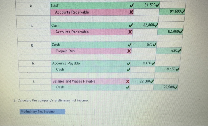 Solved Need help with E, F, G, H an # 2 Calculate the | Chegg.com