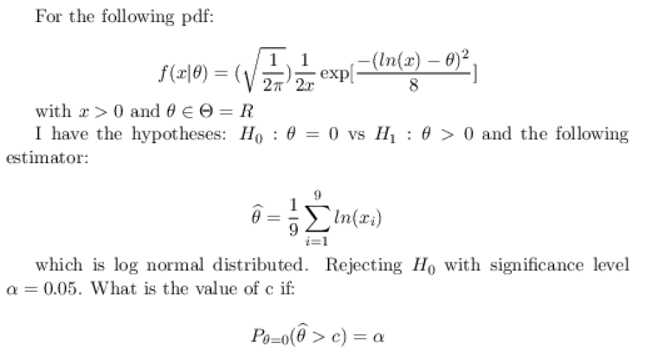 For the following pdf: with x > 0 and theta Element | Chegg.com