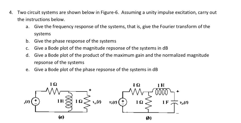 Solved Two circuit systems are shown below in Figure-6. | Chegg.com