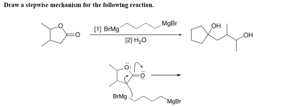 Solved Draw a stepwise mechanism for the following reaction. | Chegg.com