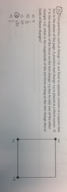 Solved Two particles, each of charge +Q, are fixed at | Chegg.com