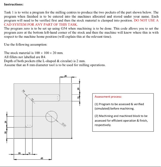 Solved Task 1 is to write a program for the milling centers | Chegg.com