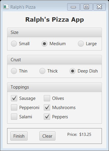 Solved Pizza App – Programming Assignment For this | Chegg.com