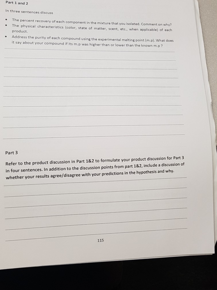 Experiment 4 Acid Base Extraction Introduction A Chegg