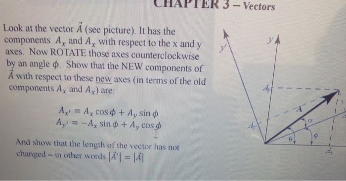 Solved Look at the vector A vector (see picture). It has the | Chegg.com