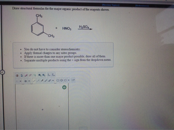 Solved Draw structural formulas for the major organic | Chegg.com