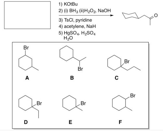 Solved Choose the correct structure that represents starting | Chegg.com