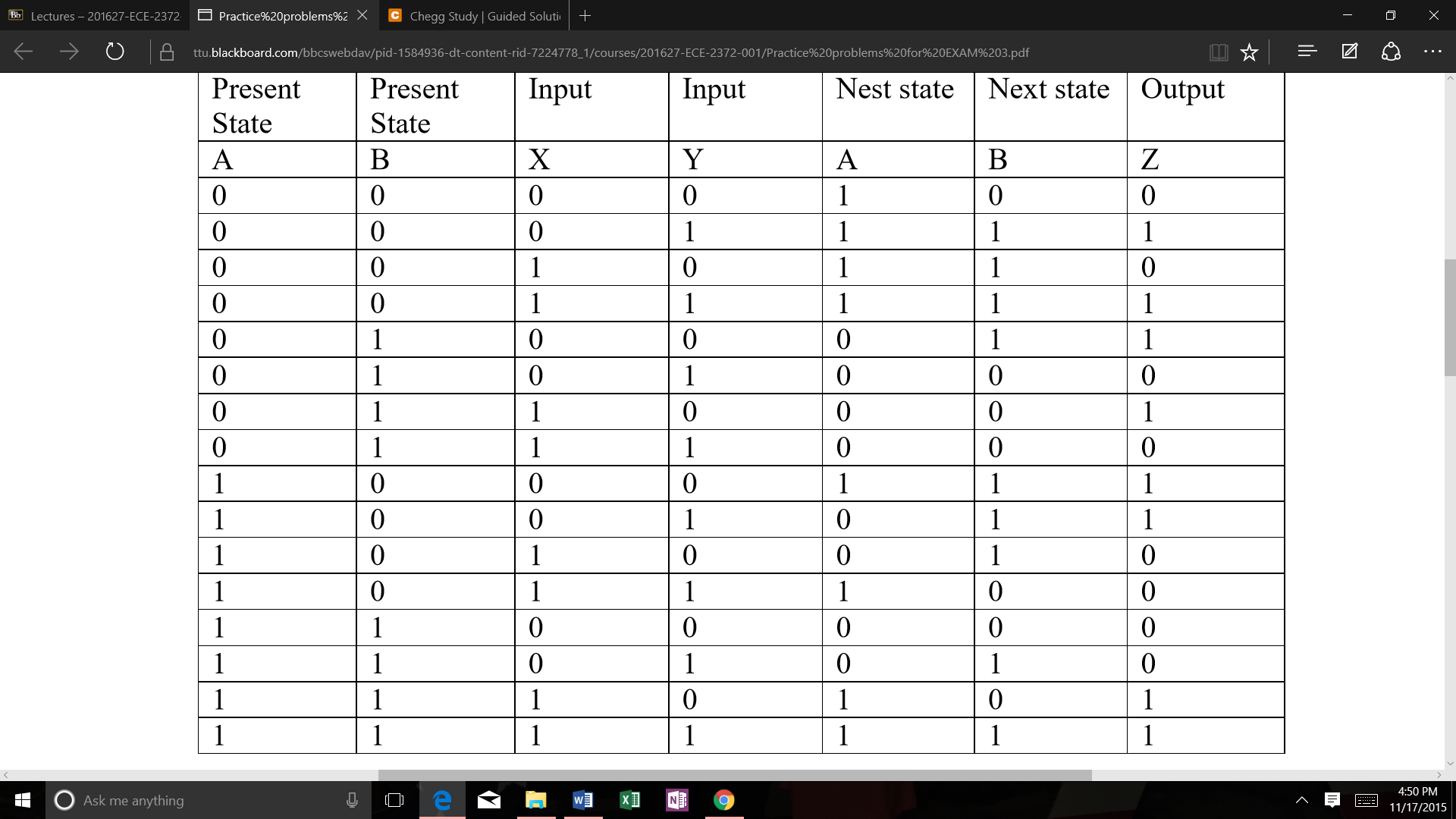 Solved Draw the state diagram of the sequential circuit | Chegg.com