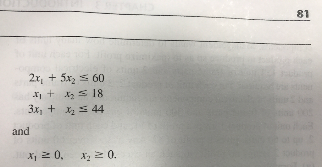 Solved DI 3.1-5. Use the graphical method to solve the | Chegg.com