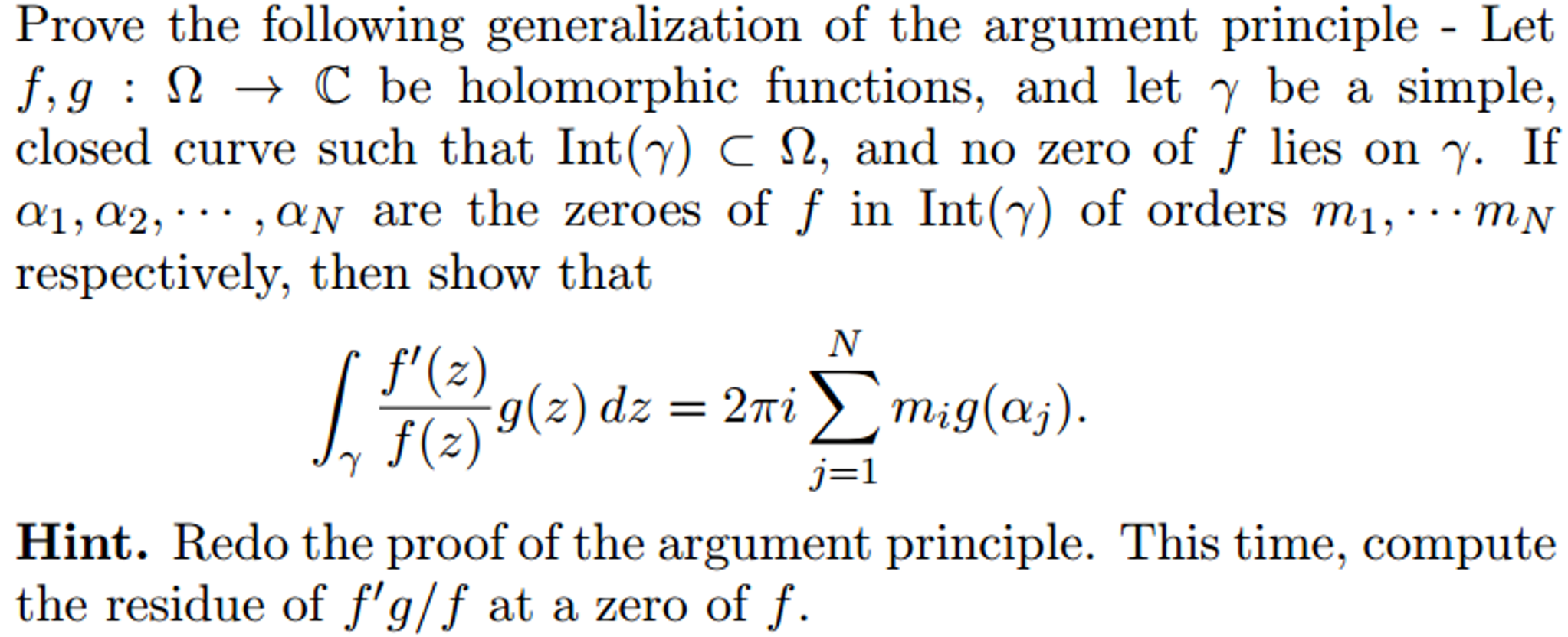 Solved Prove the following generalization of the argument | Chegg.com