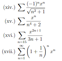 Solved (10) Find the interval of convergence for the | Chegg.com