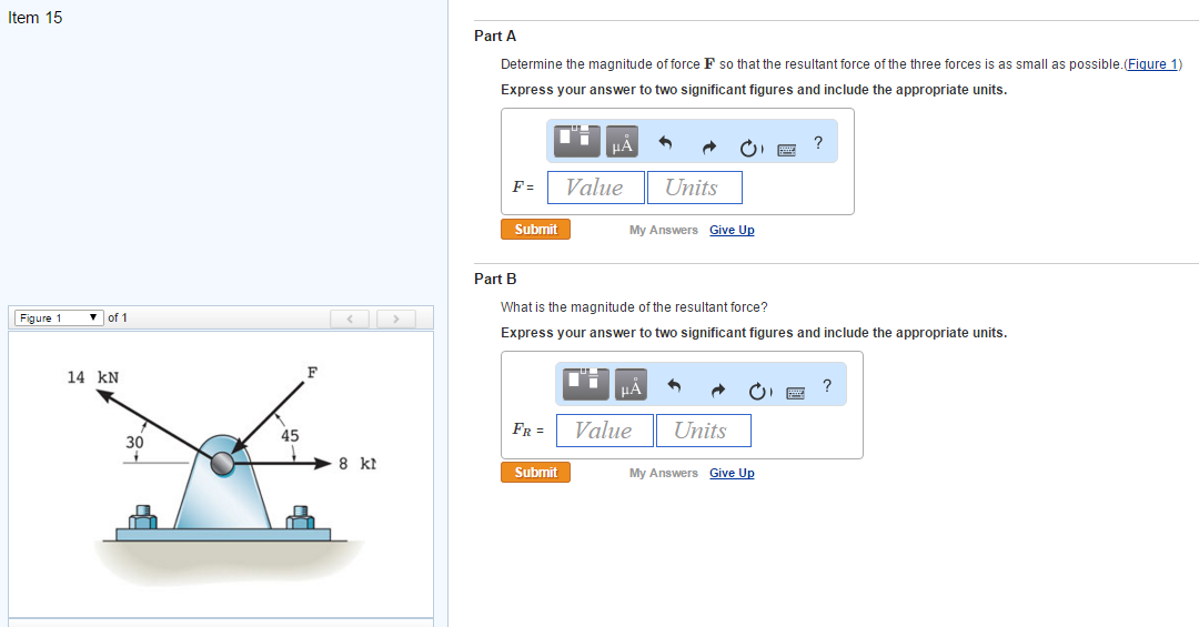 Solved Determine The Magnitude Of Force F So That The