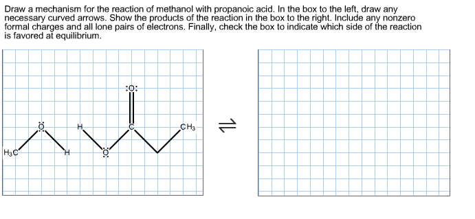 Solved Draw a mechanism for the reaction of methanol with | Chegg.com