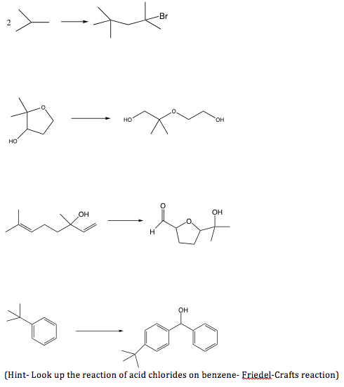 Solved Synthesis - Provide the reagents and any other | Chegg.com