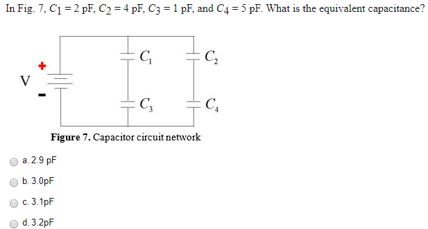Solved In Fig. 7, C1 = 2 p What is the equivalent | Chegg.com