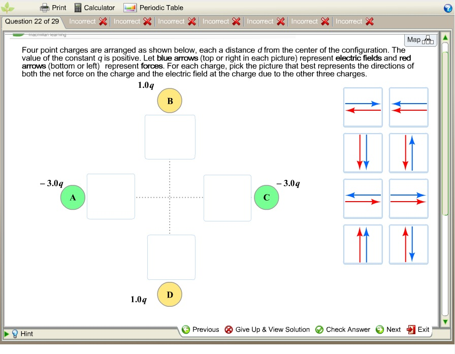 Solved Four point charges are arranged as shown below, each | Chegg.com