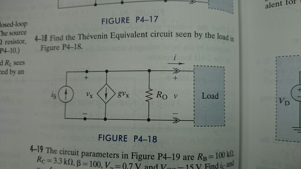 Solved Find the Thevenin Equivalent circuit seen by the load | Chegg.com