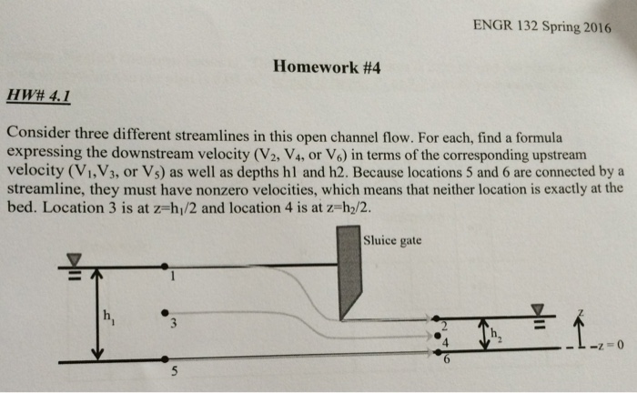 Solved Consider three different streamlines in this open | Chegg.com