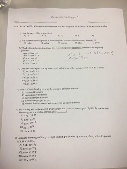 Solved Give the value of I for a 3p sublevel. -4 -2 -1 2 1 | Chegg.com