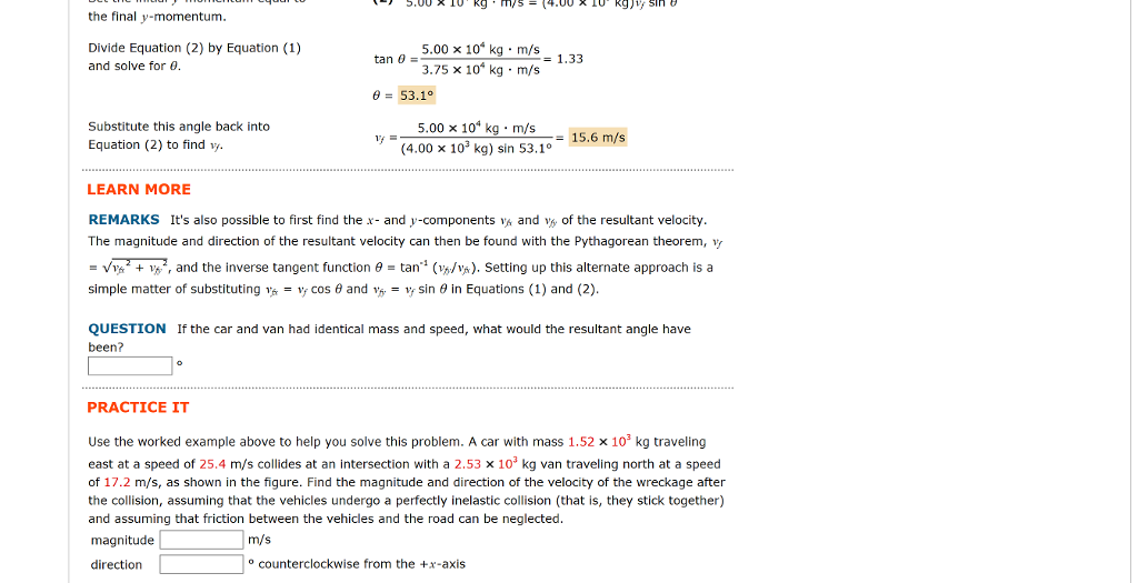 Solved 1) 5.00 X 10' Kg: mm/5 = (4.00 X 10 Kg), SINU the | Chegg.com