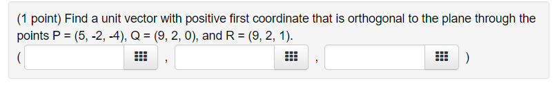 Solved Find a unit vector with positive first coordinate | Chegg.com