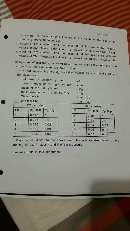 Solved Exp 6-1P Experiment 6. Atwood Machine more accurately | Chegg.com