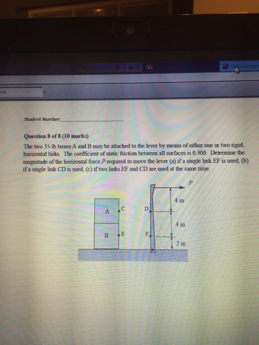 Solved The two 35-Ib boxes A and B may be attached to the | Chegg.com
