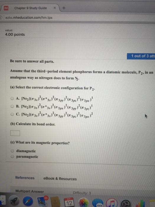 Solved Assume that the third-period element phosphorus forms | Chegg.com