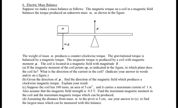 Solved Suppose we make a mass balance as follows. The | Chegg.com