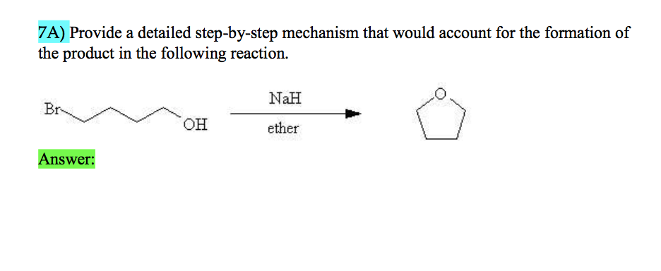 Solved Provide a detailed step-by-step mechanism that would | Chegg.com