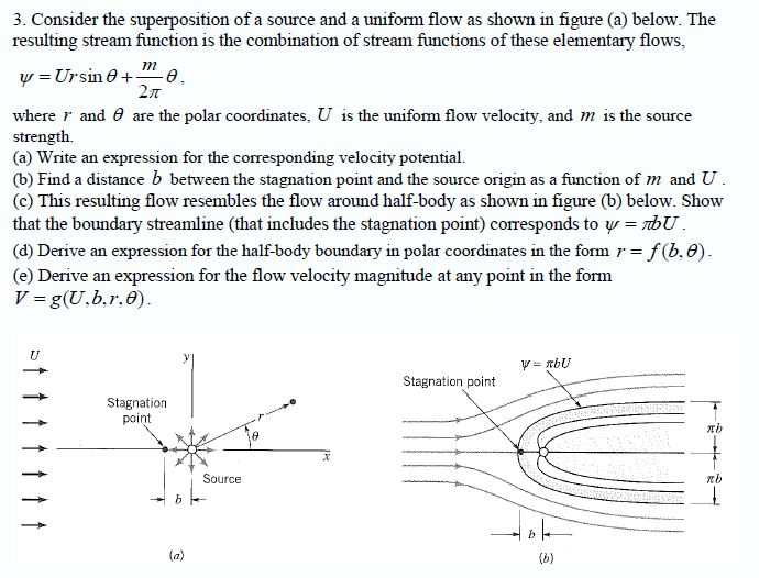 Solved Consider the superposition of a source and a uniform | Chegg.com Solved Consider the superposition of a source and a uniform | Chegg.com