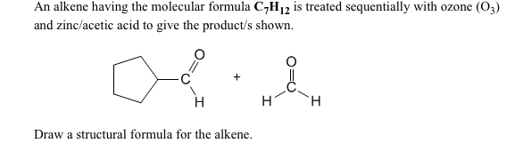 Solved Compound X has the formula C12H22 X reacts with two | Chegg.com