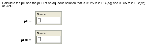 Solved Complete this table of values for four aqueous | Chegg.com
