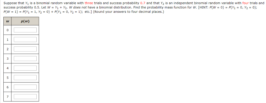 Solved Suppose that Y1 is a binomial random variable with | Chegg.com