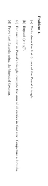 Solved Write down the first 6 rows of the Pascal triangle. | Chegg.com