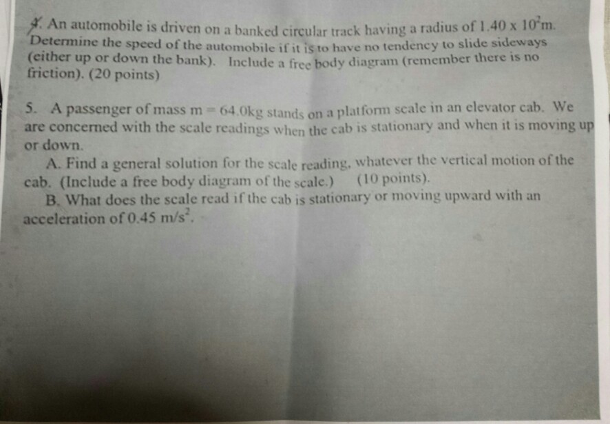 physics questions | Chegg.com