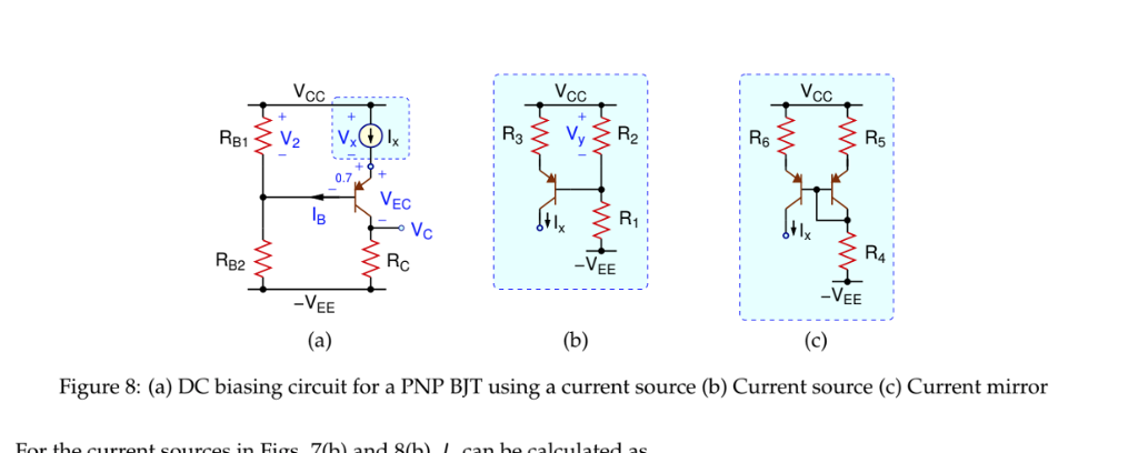 Solved 2.3 BJT DC Biasing - Current Source An alternative | Chegg.com